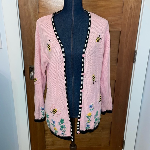 Quacker Factory | Sweaters | Knitted Bee Cardigan | Poshmark